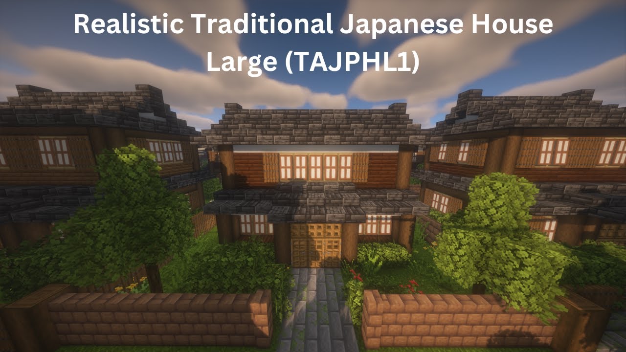 Minecraft Realistic Traditional Japanese House Large (TAJPHL1)# ...