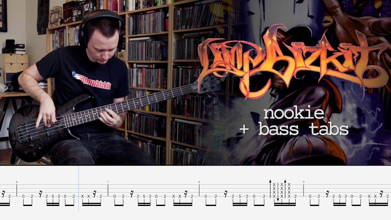 Limp Bizkit - Nookie - Bass Cover + tabs - YouTube