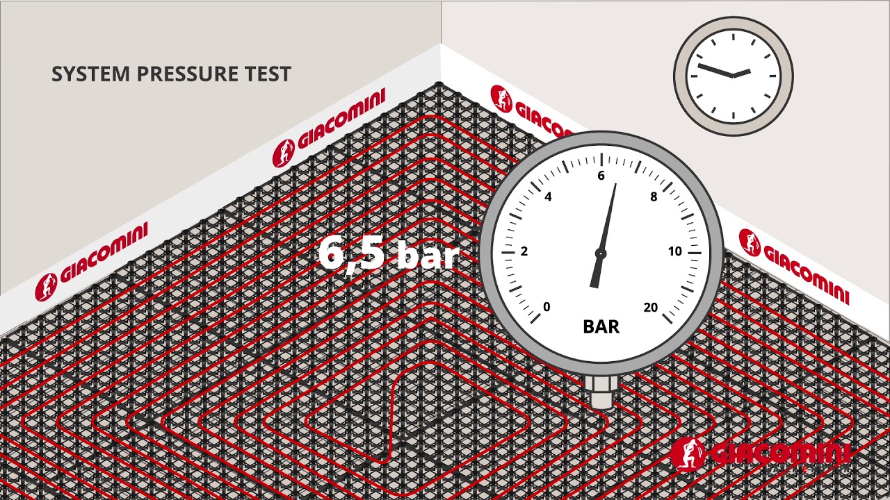 Giacomini low profile Spider underfloor heating system - YouTube