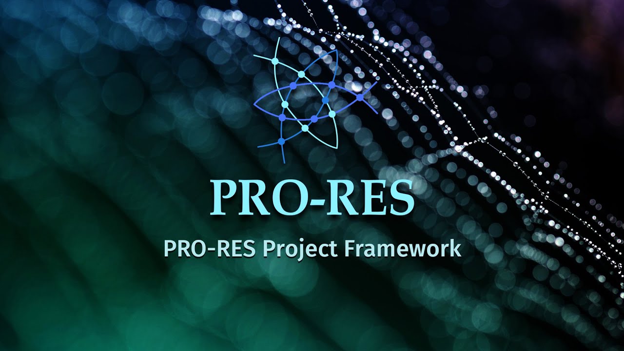 PRO RES Project Framework - YouTube