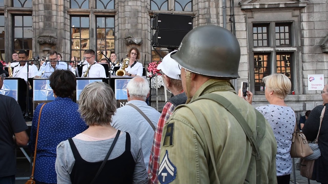 Nato music orchestra in Mons, Belgium (september 2018) - YouTube