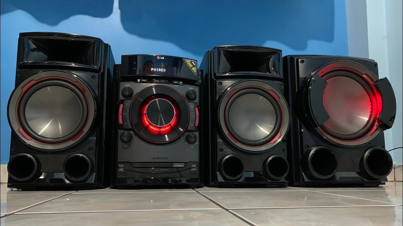 Mini System LG CM8430 XMetalBass 1350w RMS - YouTube