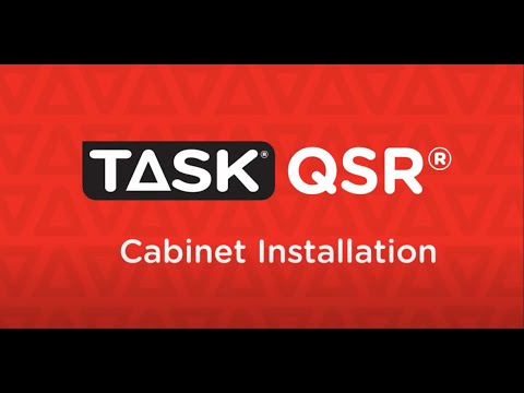 Using A Task QSR® to Install Cabinets - YouTube