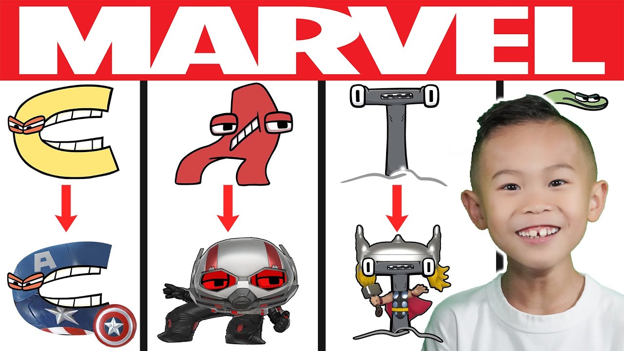 Reacting To ALPHABET LORE But Everyone Is Marvel Superheroes Parody ...