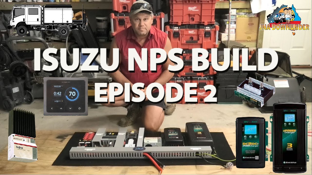 Enerdrive 12v Canopy Board Setup - Building our dream Isuzu NPS Truck ...