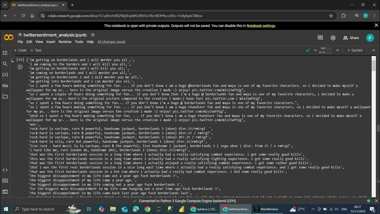 Twitter sentiment analysis using Nlp techniques - YouTube