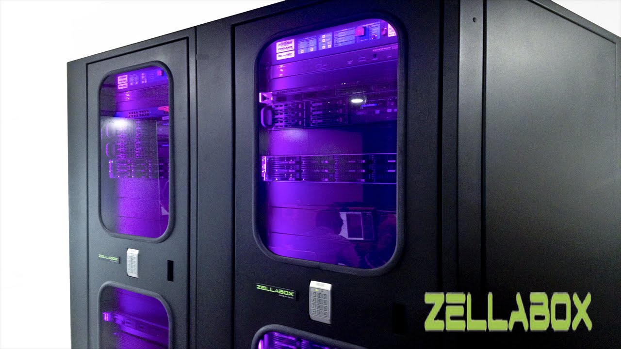 Zellabox Modular Micro Data Center - YouTube