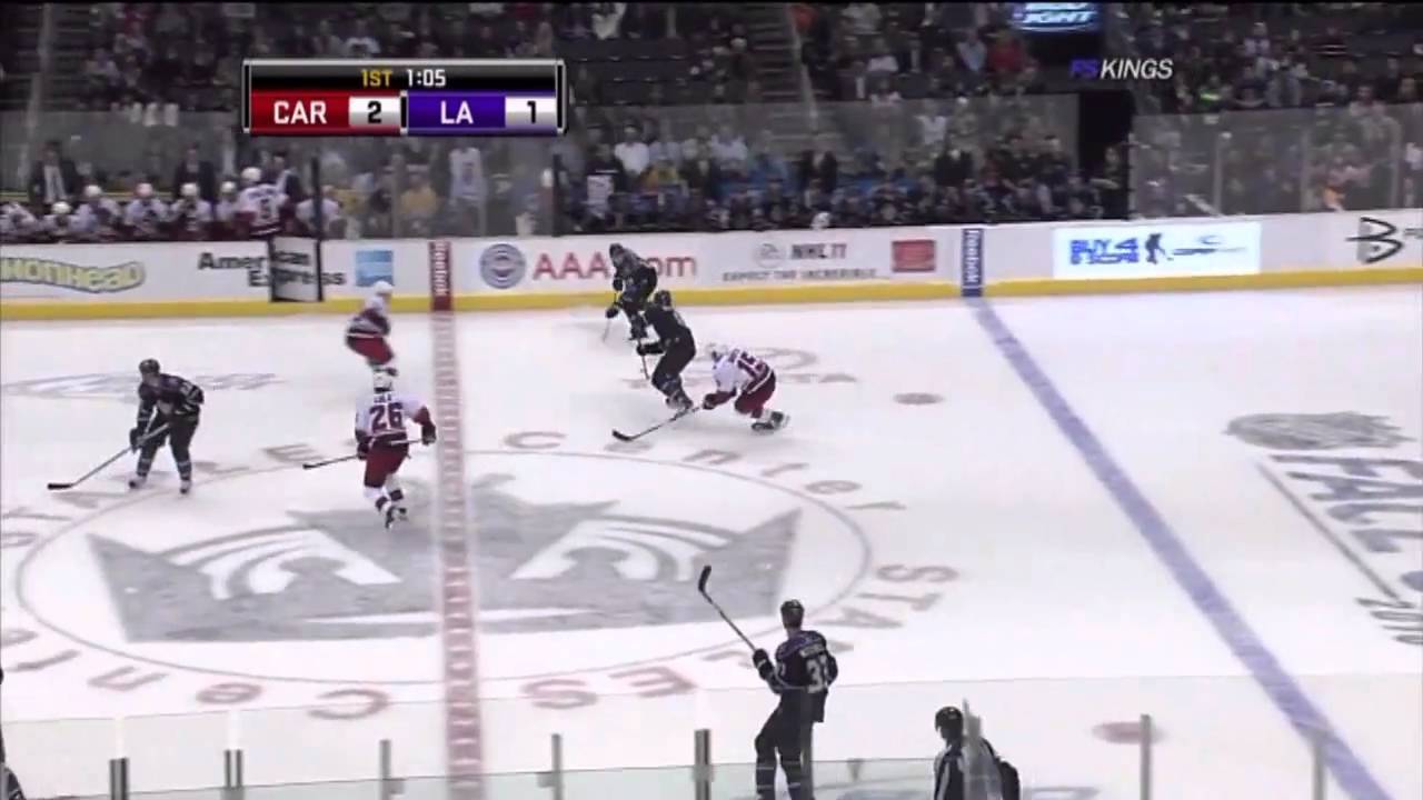 Erik Cole/Drew Doughty Collision - YouTube