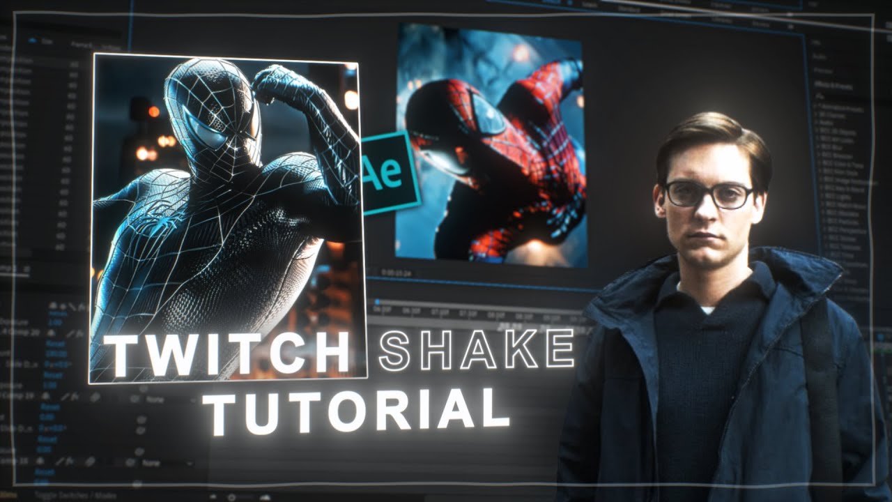 twitch shake tutorial on after effect - YouTube