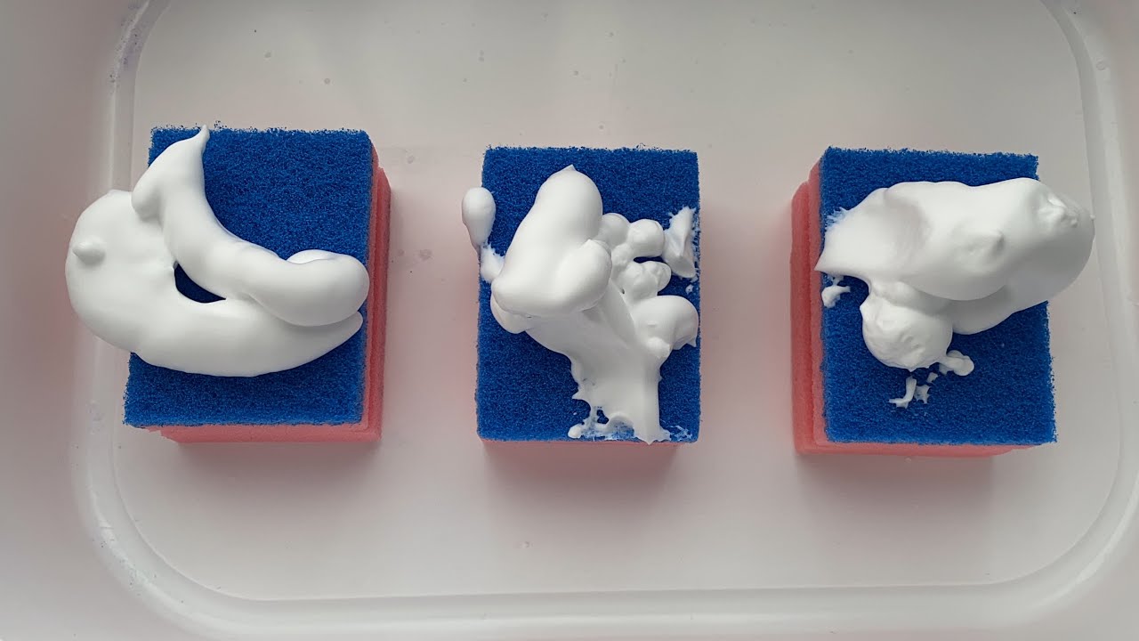 ASMR || Crunchy Dry 🧽 Squeezing&Ripping with Foam - YouTube