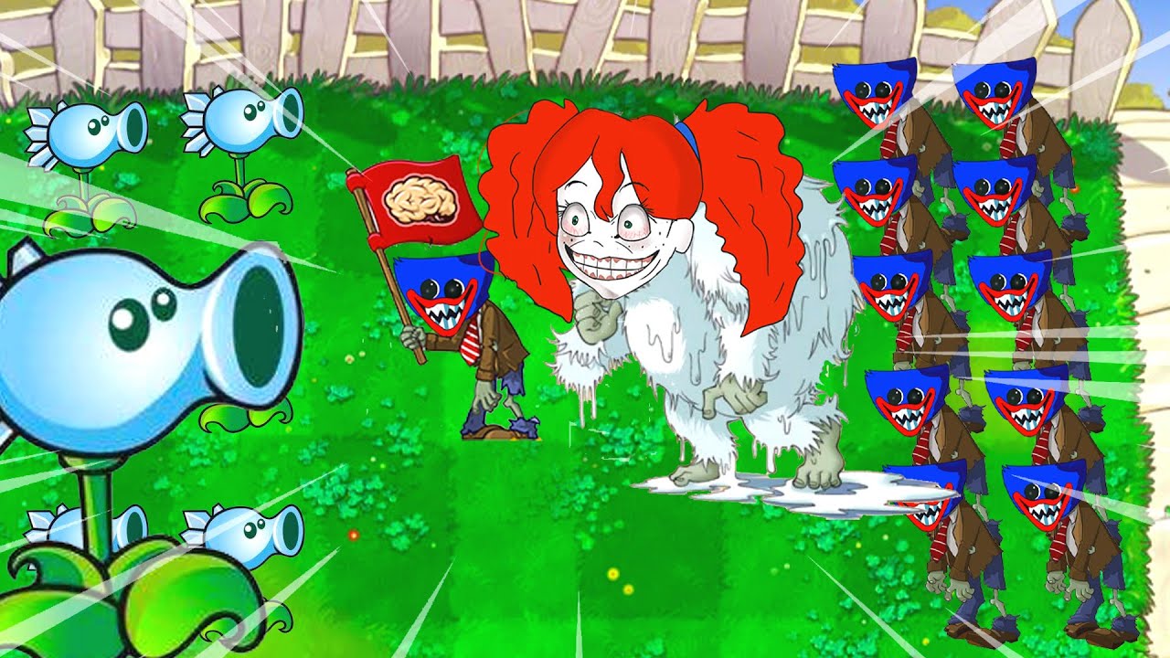 HUGGY WUGGY ZOMBIE! Plants VS Zombies Poppy Playtime Animation - YouTube