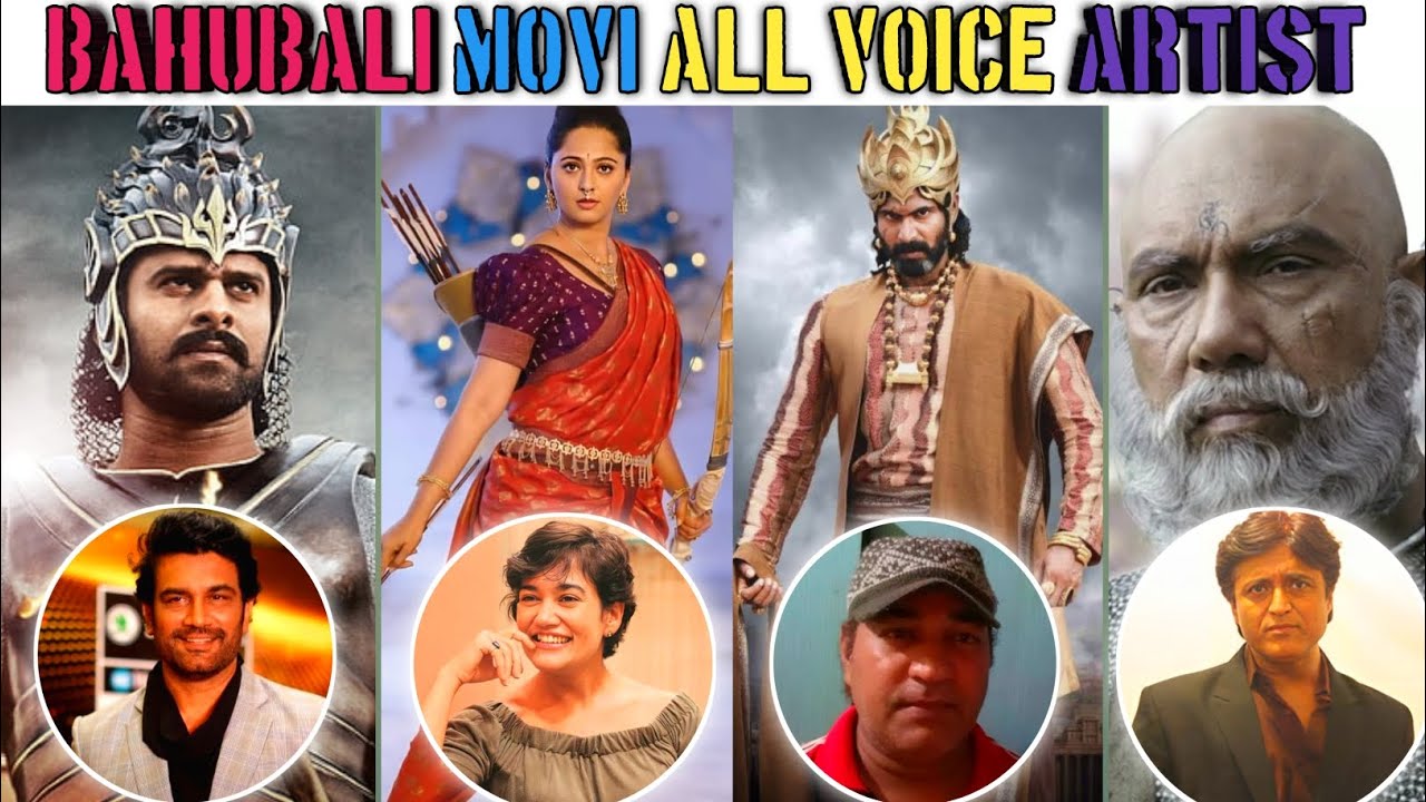 bahubali movi all actors voice artist||south||prabhas movi - YouTube