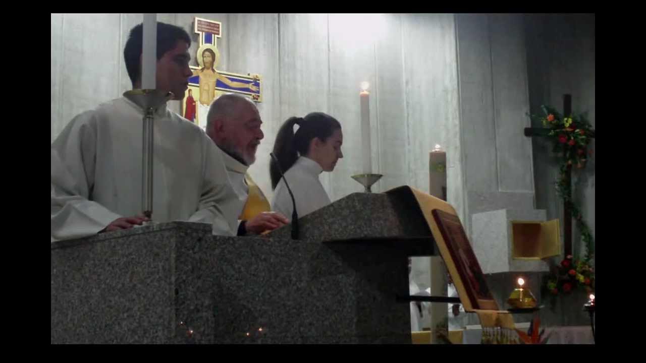 Preconio Pasquale Ambrosiano 2013 Italiano - YouTube