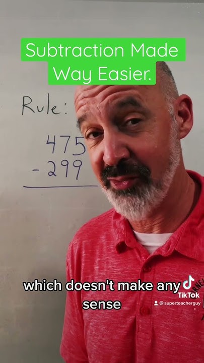 Subtraction using a better, more efficient method! - YouTube