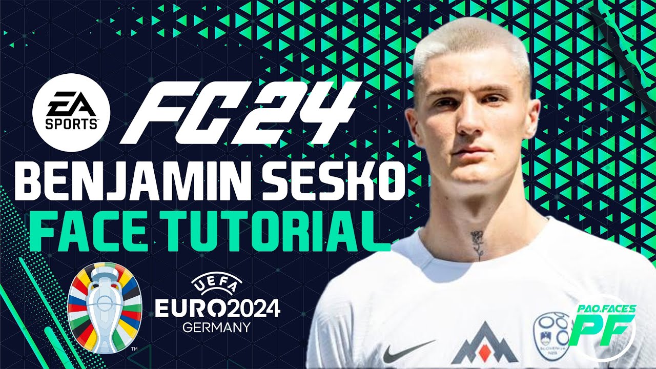 EA FC 24 Benjamin Šeško FACE + STATS - Pro Clubs Face Creation - CAREER ...