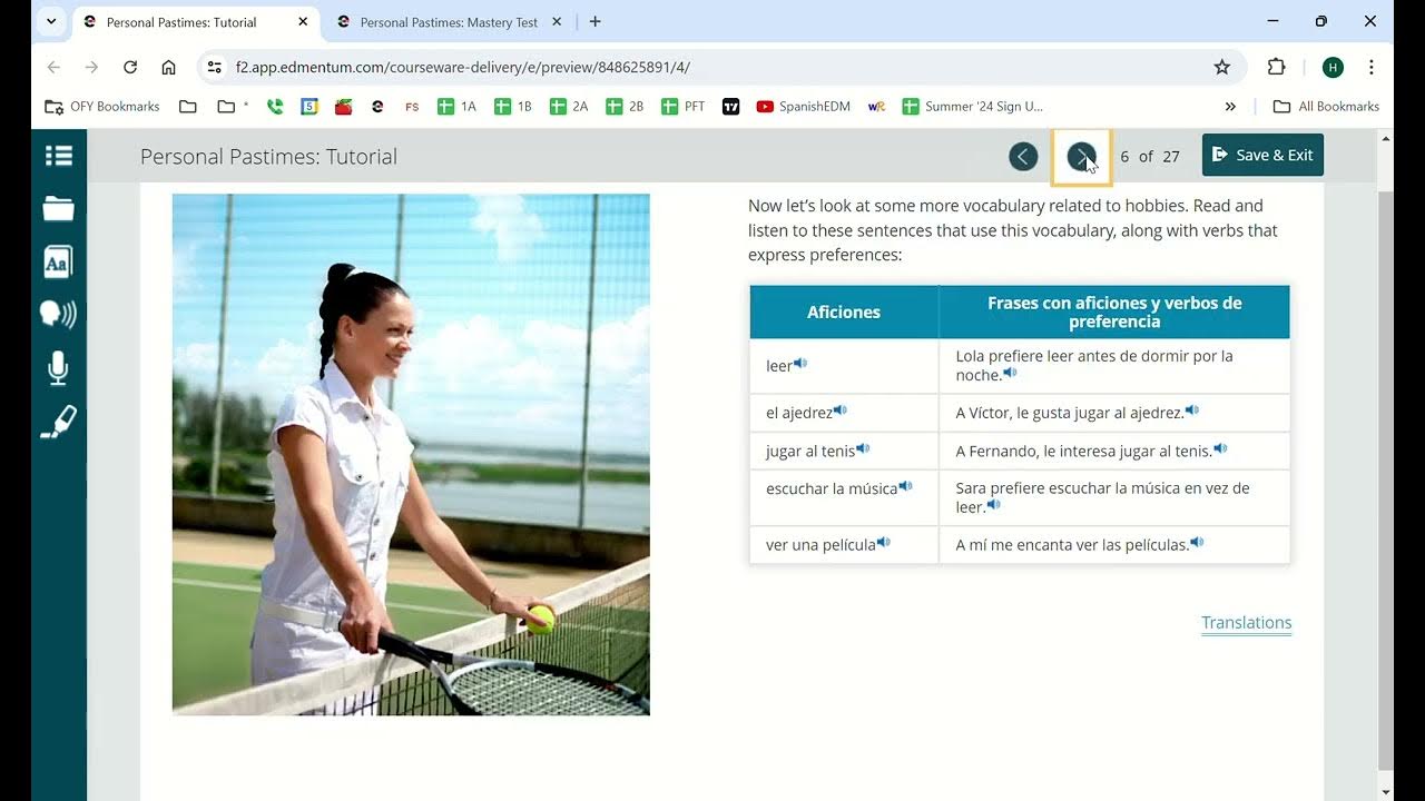 2B: Unit 3 - Personal Pastimes (Tutorial and Mastery Test) - YouTube