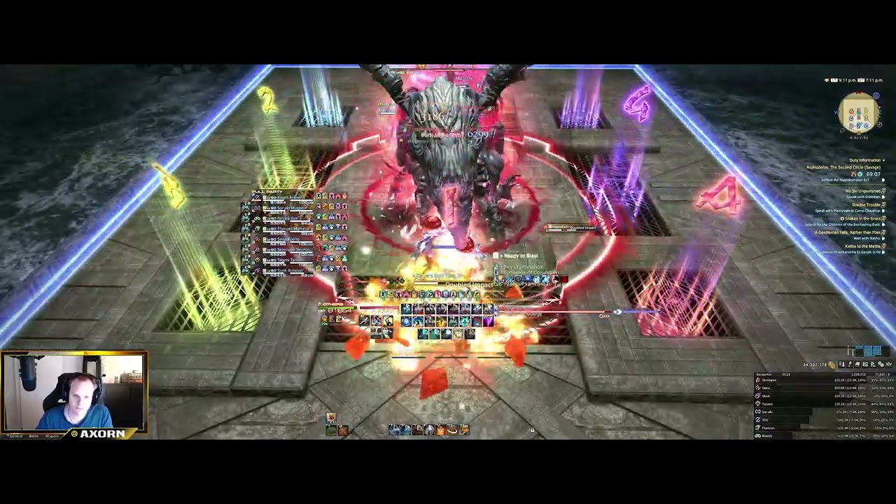 [FFXIV] Static reaclears P1S - P4S! GNB POV - YouTube