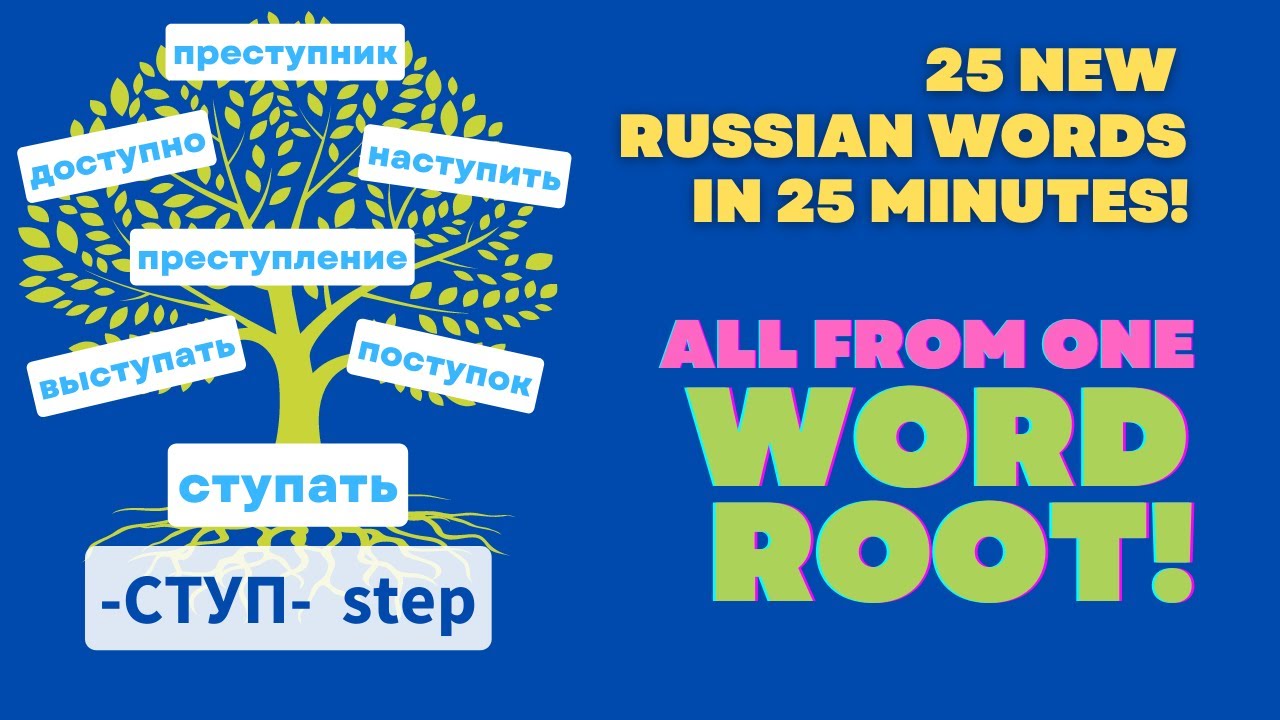 Word Roots and Prefixes: The FASTEST way to GROW your Russian ...