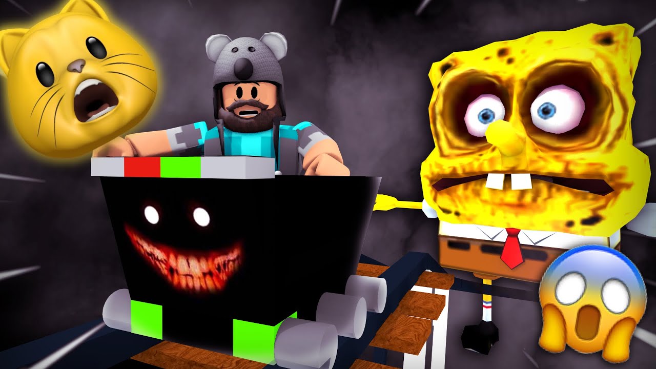 SPONGEBOB Y U SO UGLYYYY!! [Roblox Scary Cart Ride] - YouTube