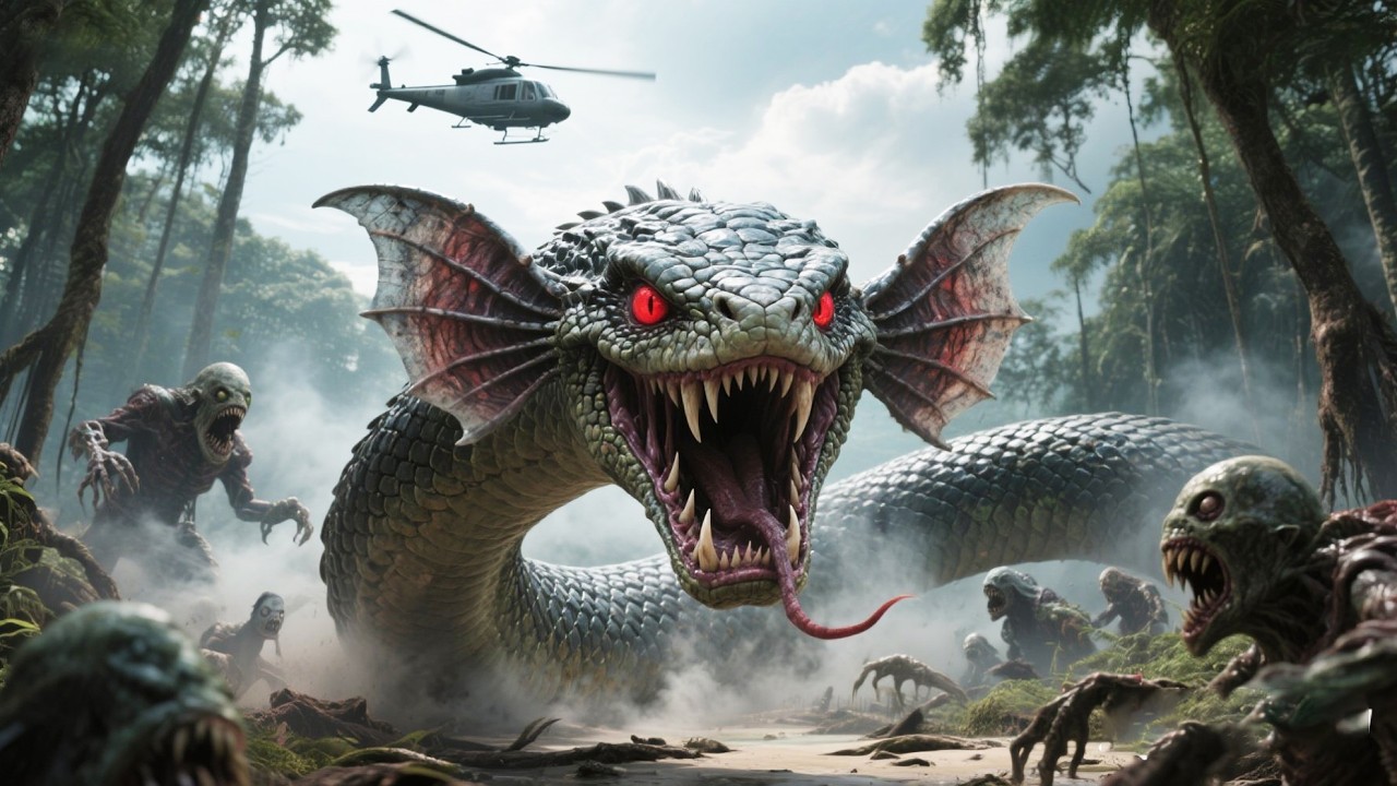 2025 Disaster Movie！Giant Pythons Evolve, Mutants Invade, Humanity on ...