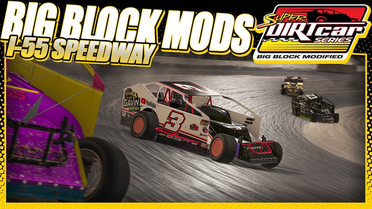 Big Block Modified - I55 Speedway - iRacing - YouTube