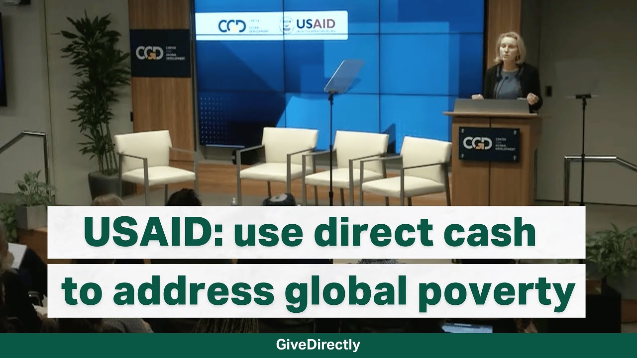 "The findings were incredible" USAID on the power of direct cash for ...