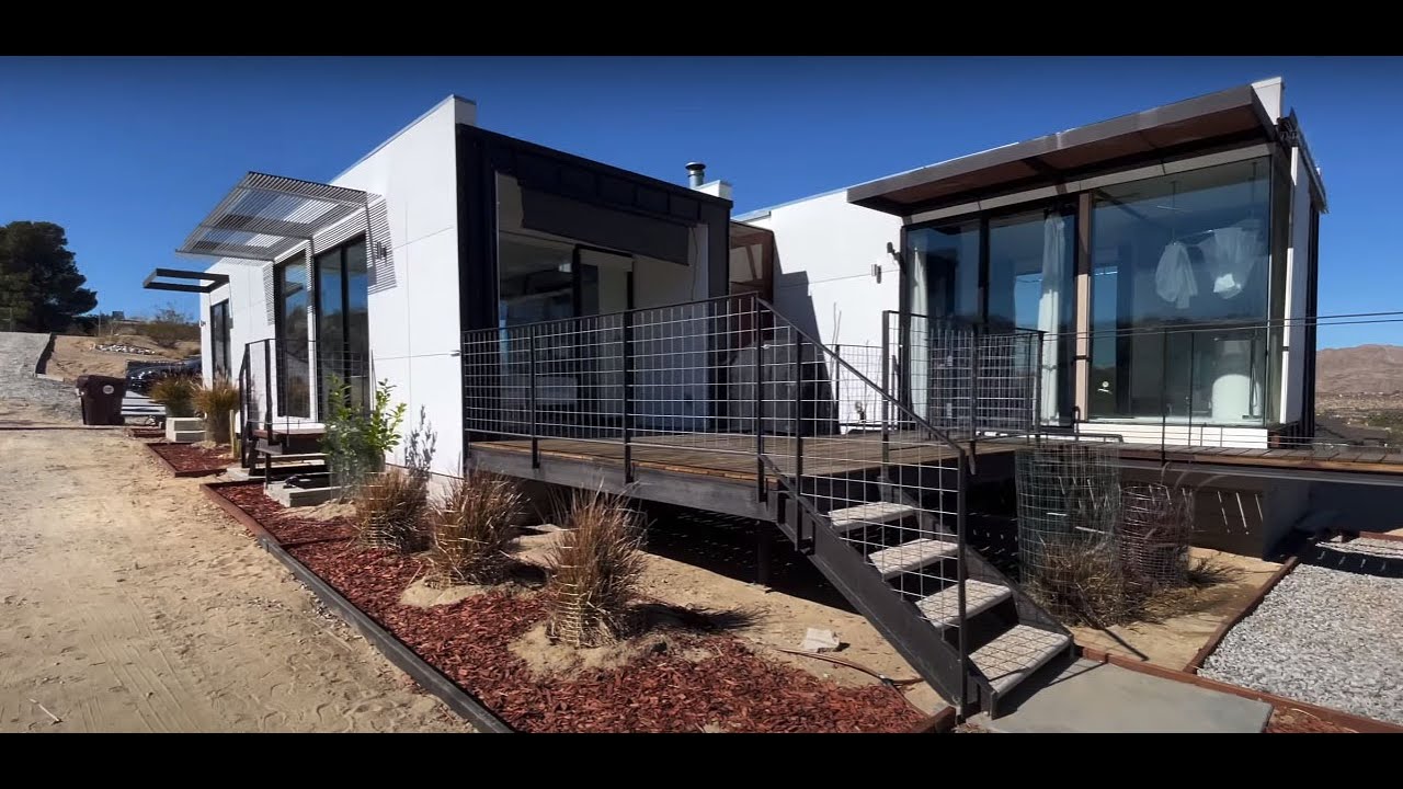 AIRBNB LUXURY CONTAINER HOME TOUR This Joshua Tree, CA - YouTube