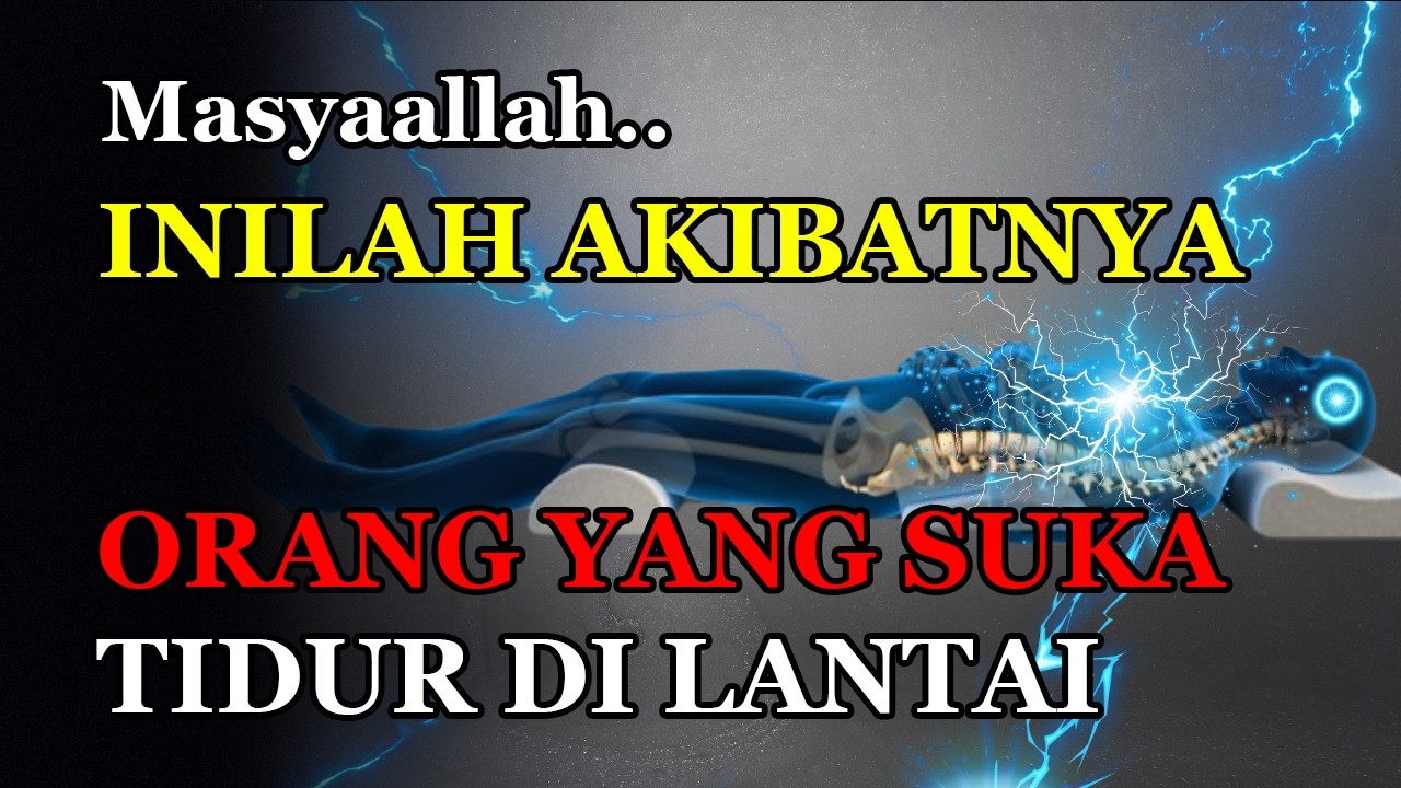 INI RAHASIA !! 10 Keistimewaan Orang Yang Suka Tidur Di lantai ...