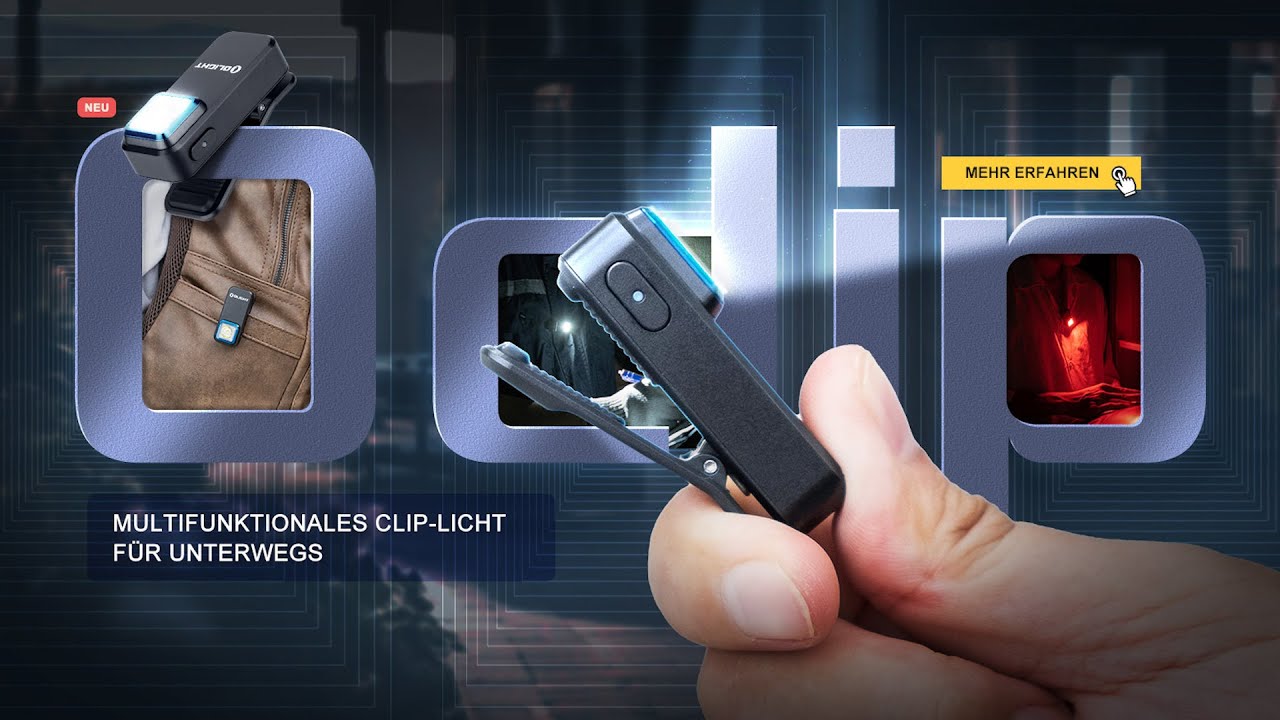 Olight Oclip Clip-Licht mit GEWINNSPIEL - YouTube