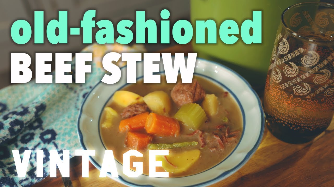 I Tried 50 Year Old Beef Stew! 🍖🍲 70s Betty Crocker Old-Fashioned Beef ...
