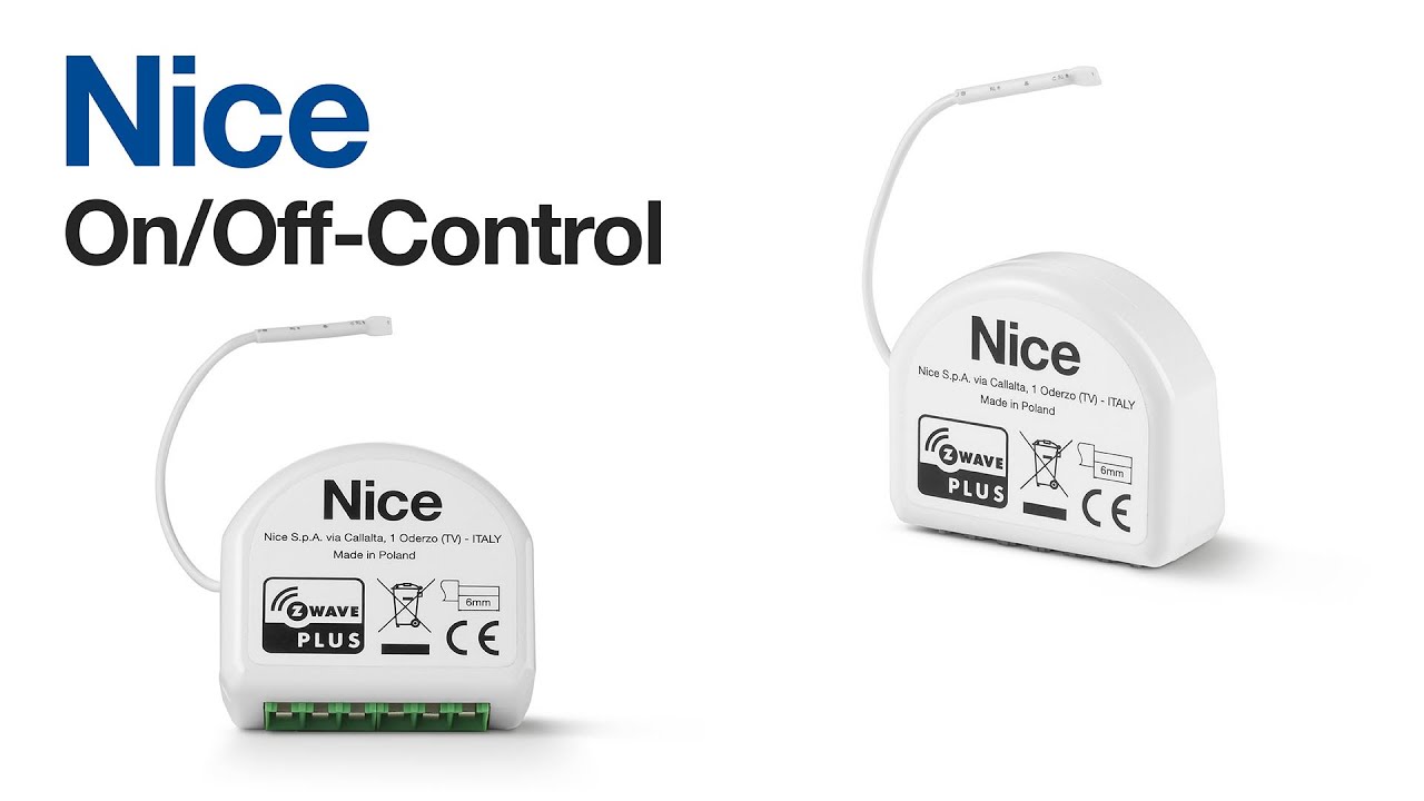 Nice On/Off-Control - YouTube
