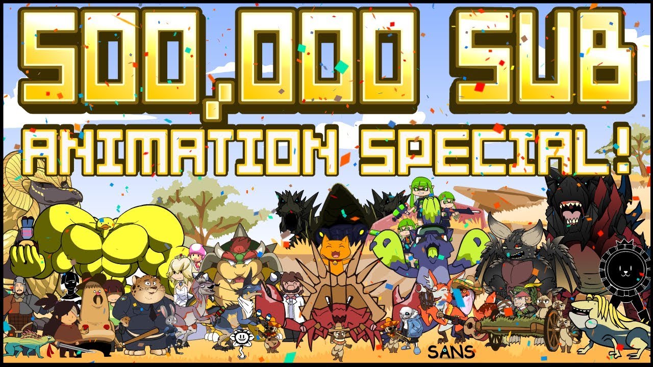 500,000 Subscribers Animation Special!! - YouTube