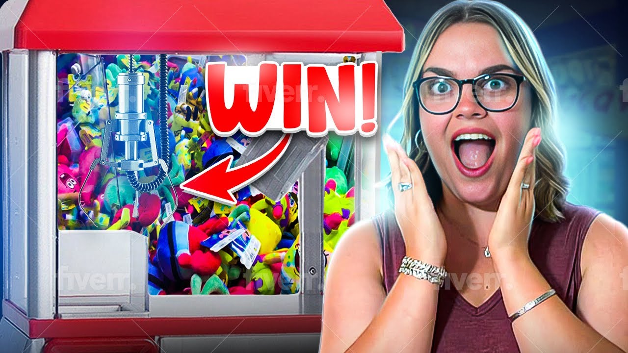 We Can't Stop WINNING at The Claw Machine! - YouTube