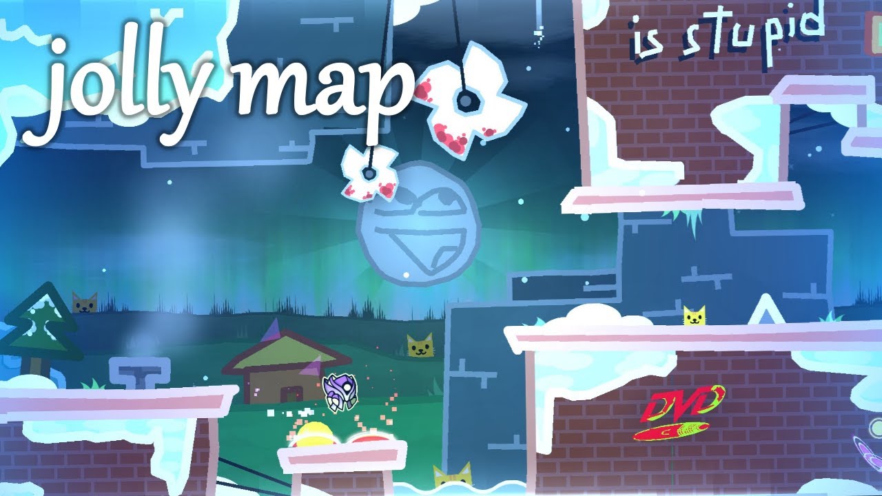 "jolly map" by orots (me) | Geometry Dash 2.2 - YouTube