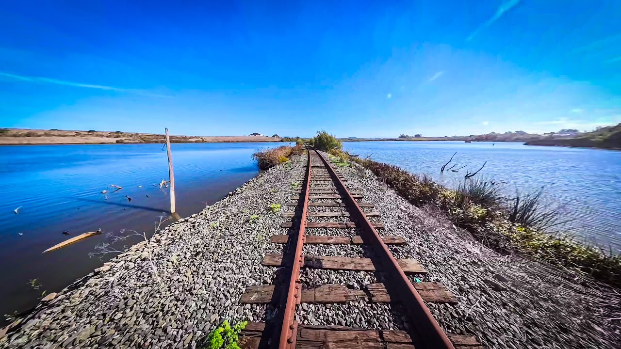E-Rail Cart Ride - Harkin's Slough Heading Towards Watsonville - YouTube