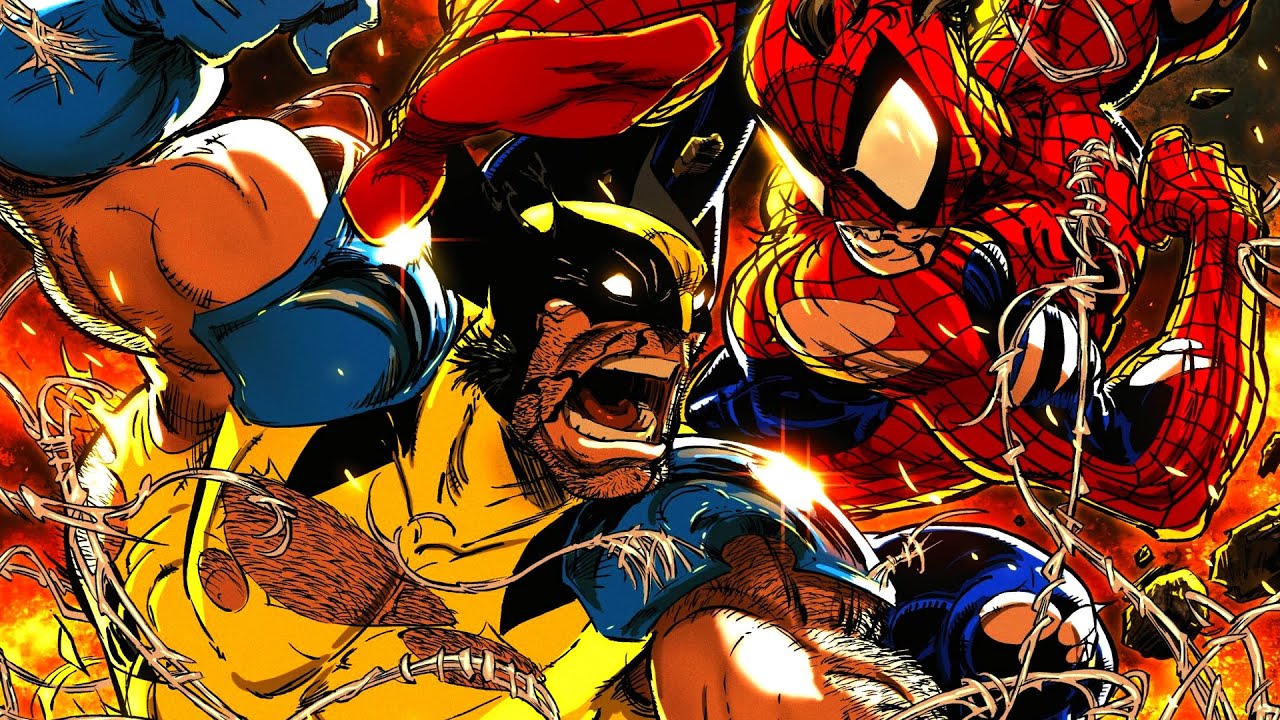 Bloodlusted Spider Man Vs Wolverine - YouTube