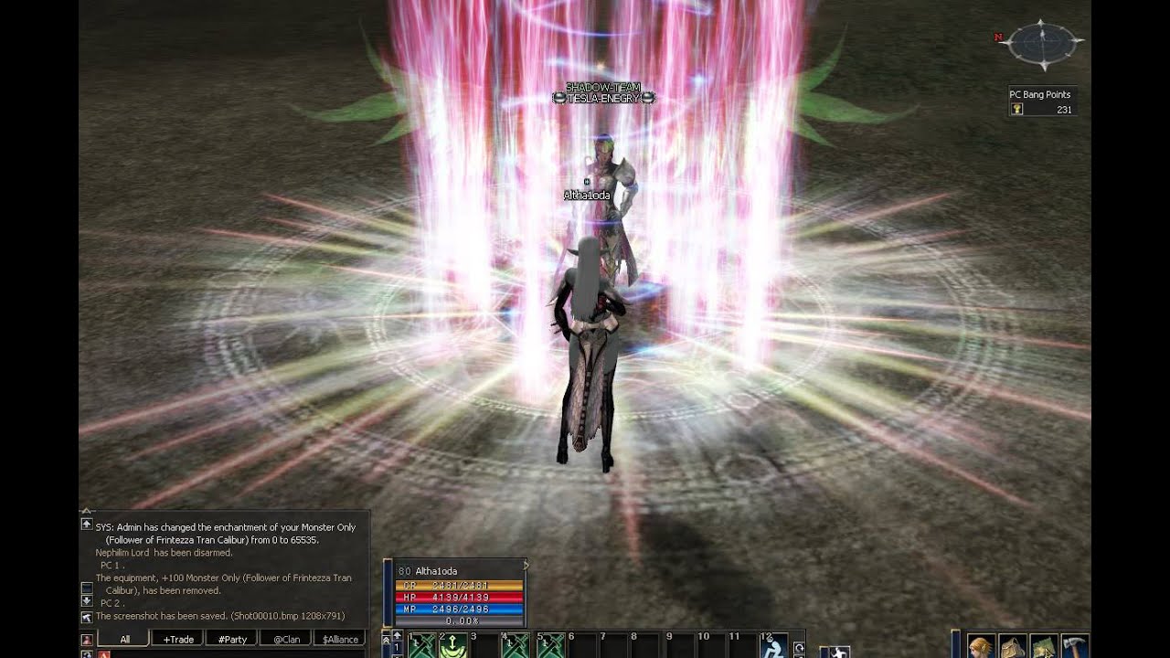 Lineage2 Interlude 系統2 npc TESLA-ENERGY - YouTube