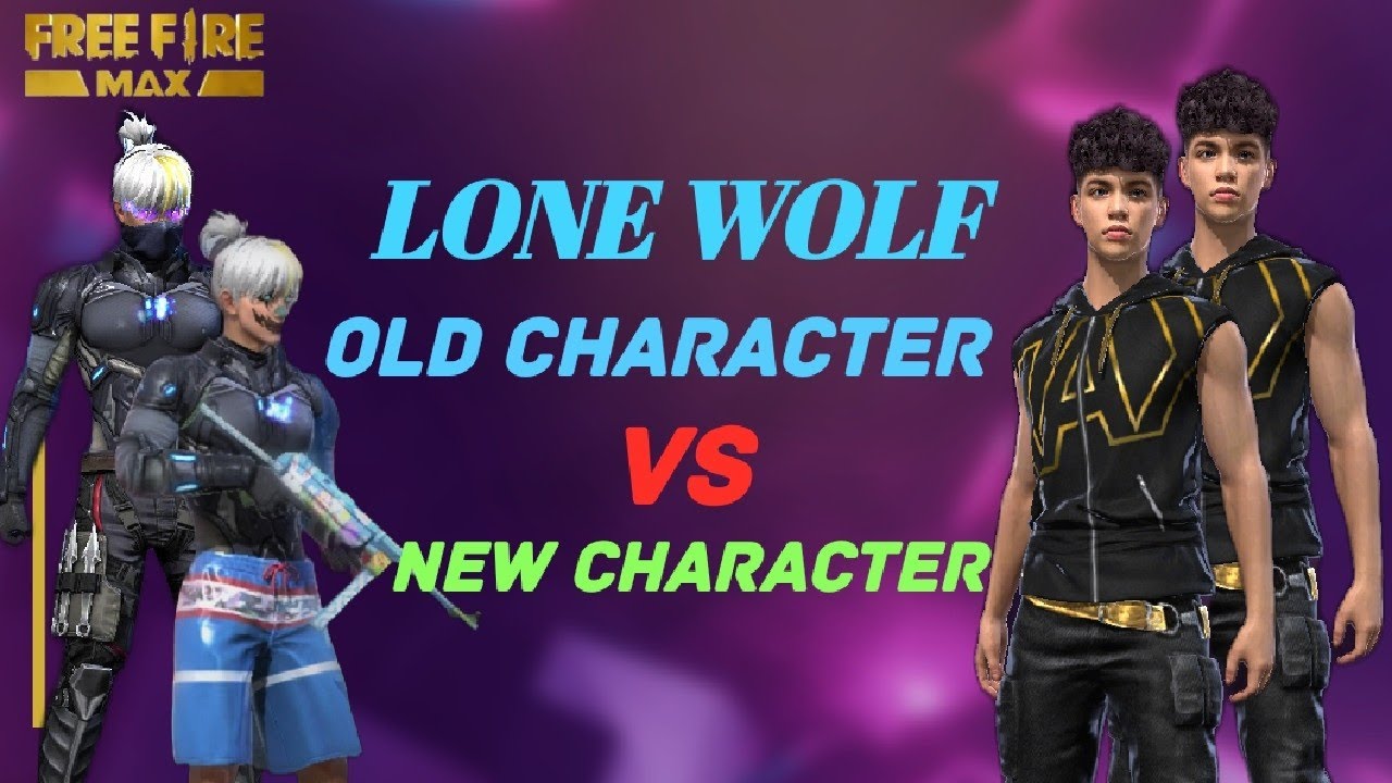 LONE WOLF OLD CHARACTER vs NEW CHARACTER TOP GAMEPLAY || NEW VIDEO ...