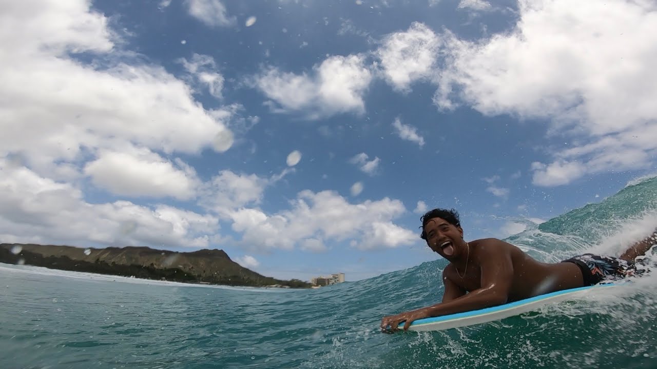 Waikiki Walls Bodyboarding Pov Xxl South Swell 7 14 24 Youtube