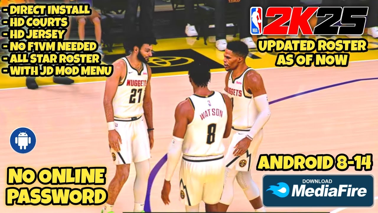 NEW! NBA2K20 to NBA2K25 Roster | With Mod Menu | Updated Sign and Trade ...