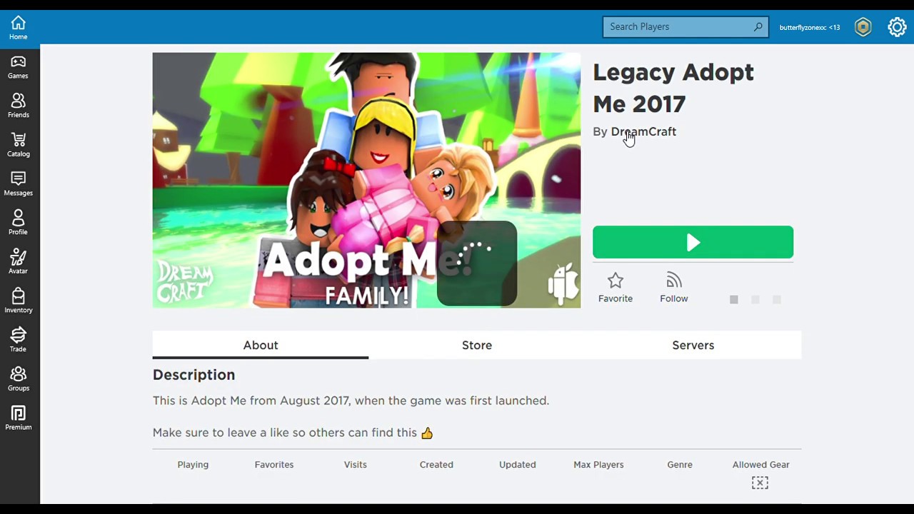 HOW TO PLAY THE OLD ADOPT ME!! - YouTube