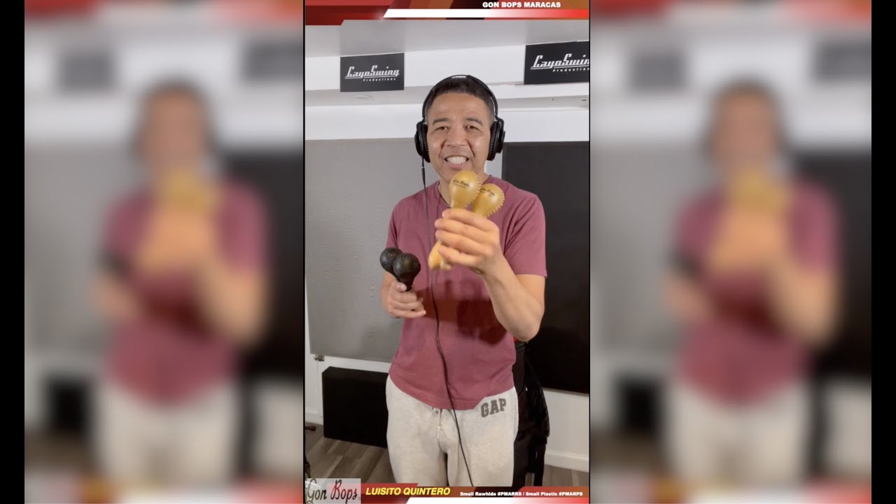 Gon Bops Small-sized Maracas - YouTube