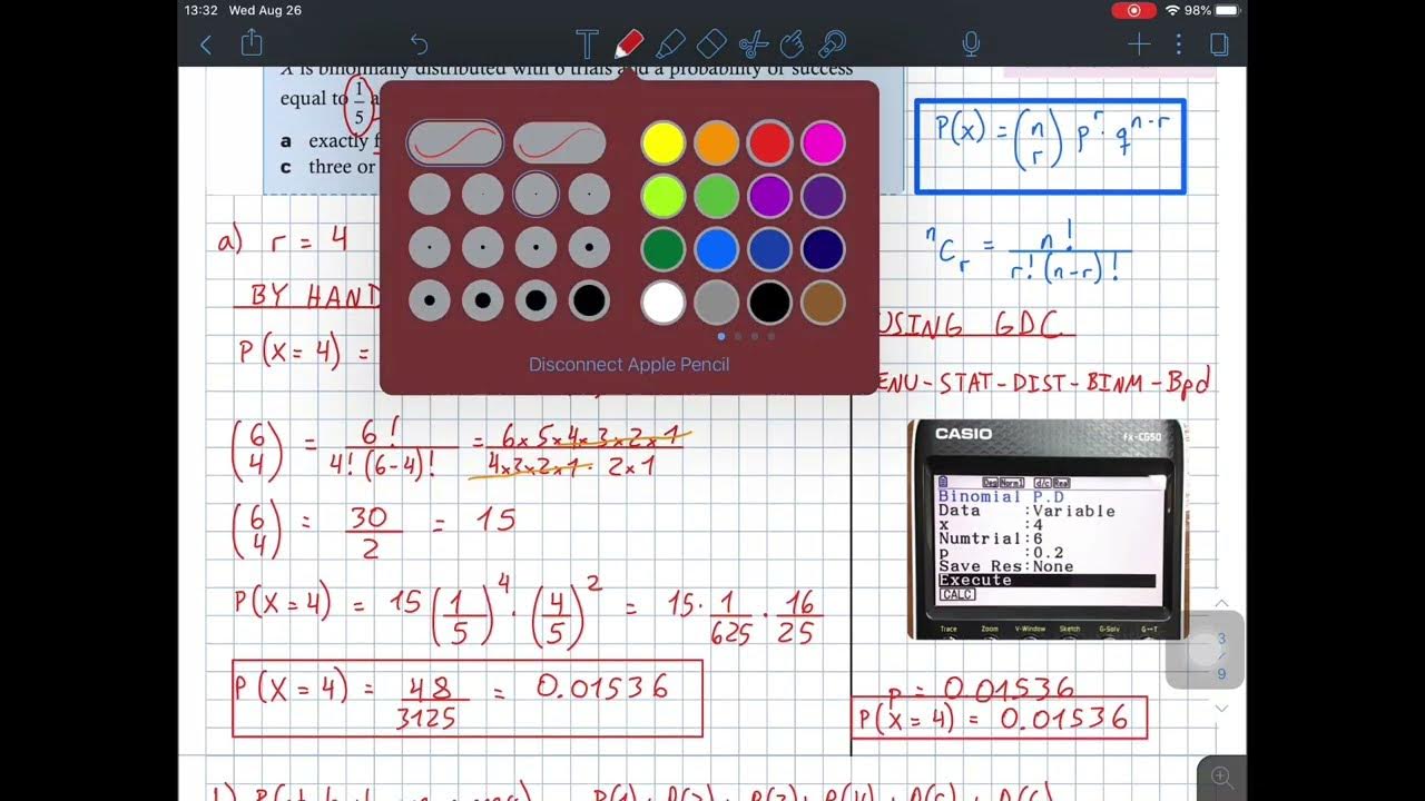 12 The binomial distribution PART 2 - Topic 4 - Probability - [IB Math ...
