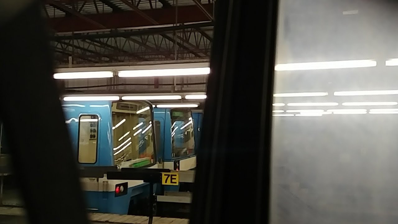 Another look into the Angrignon Metro Garage - YouTube
