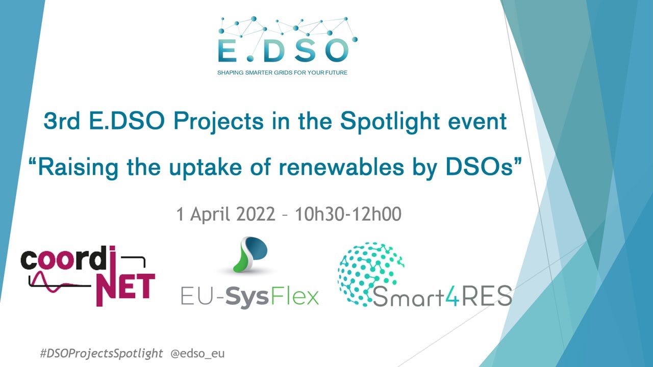 3rd E.DSO Projects in the Spotlight Event (1 April 2022) - YouTube
