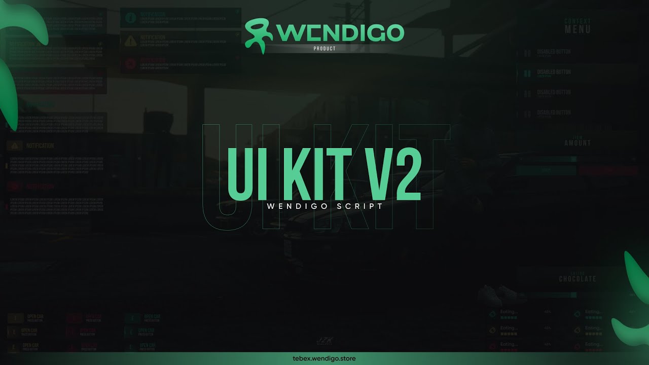 [Standalone] FiveM | The Advanced Ui-kit | wendigo-uikitv2 - YouTube