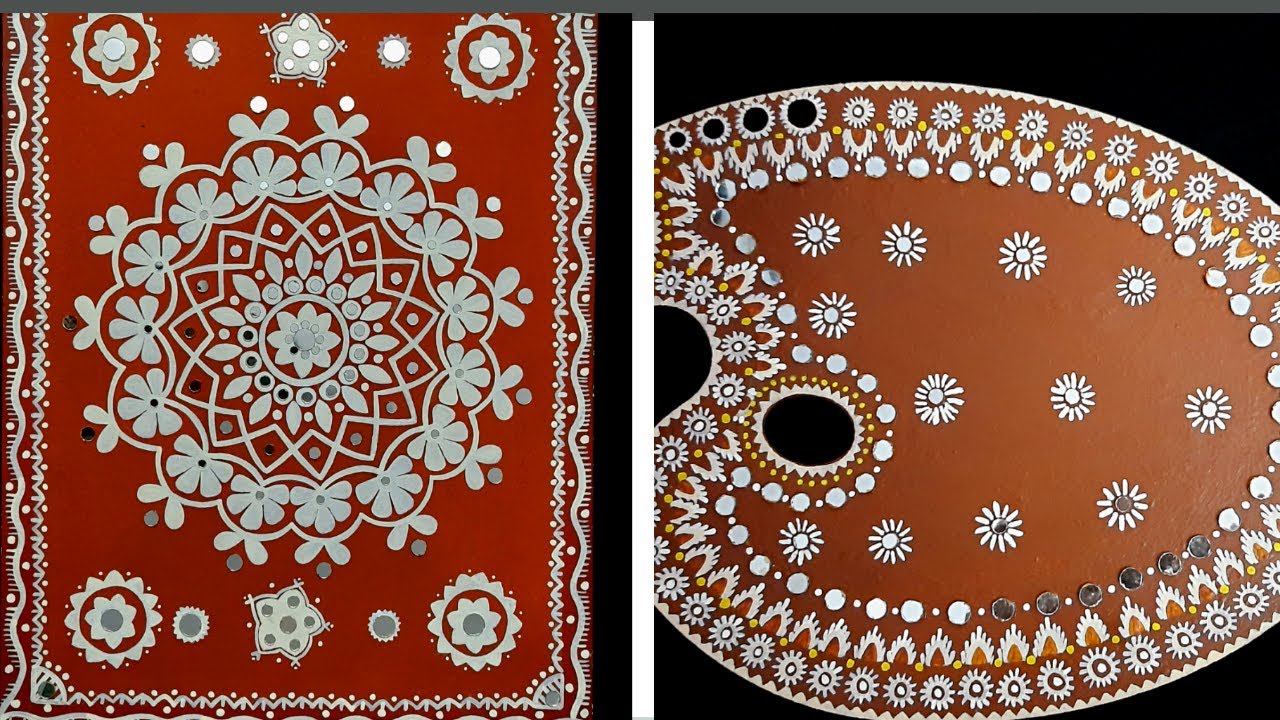 Mandana Art Designs|| Mandana painting - YouTube