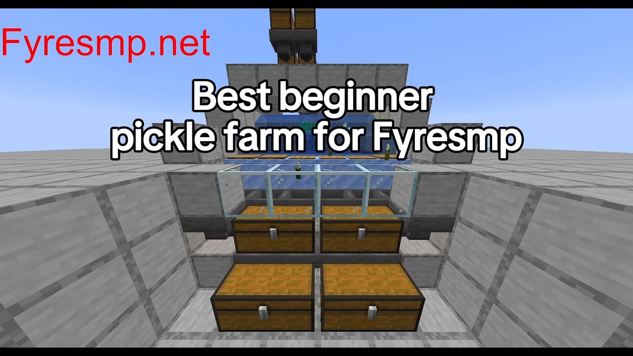 Easy pickle farm on the Fyresmp - YouTube