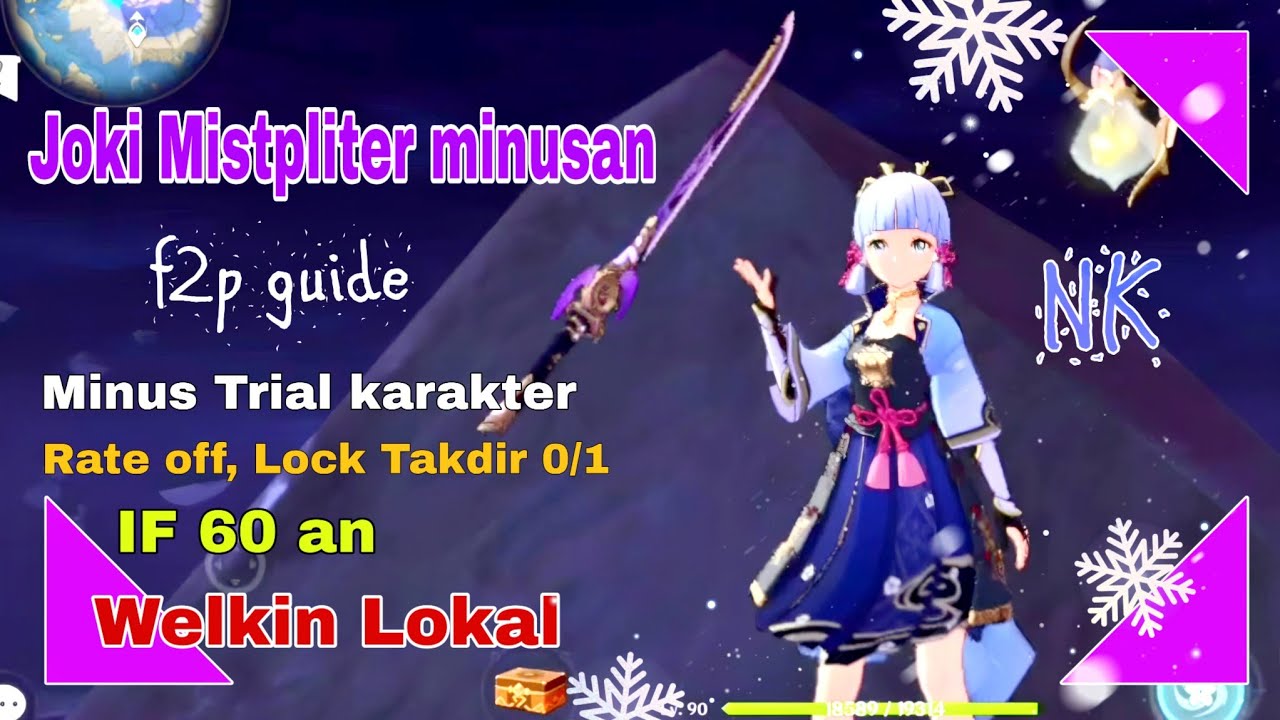 Genshin Impact - Joki Mistpliter minus Trial karakter, Rate off, IF 60 ...