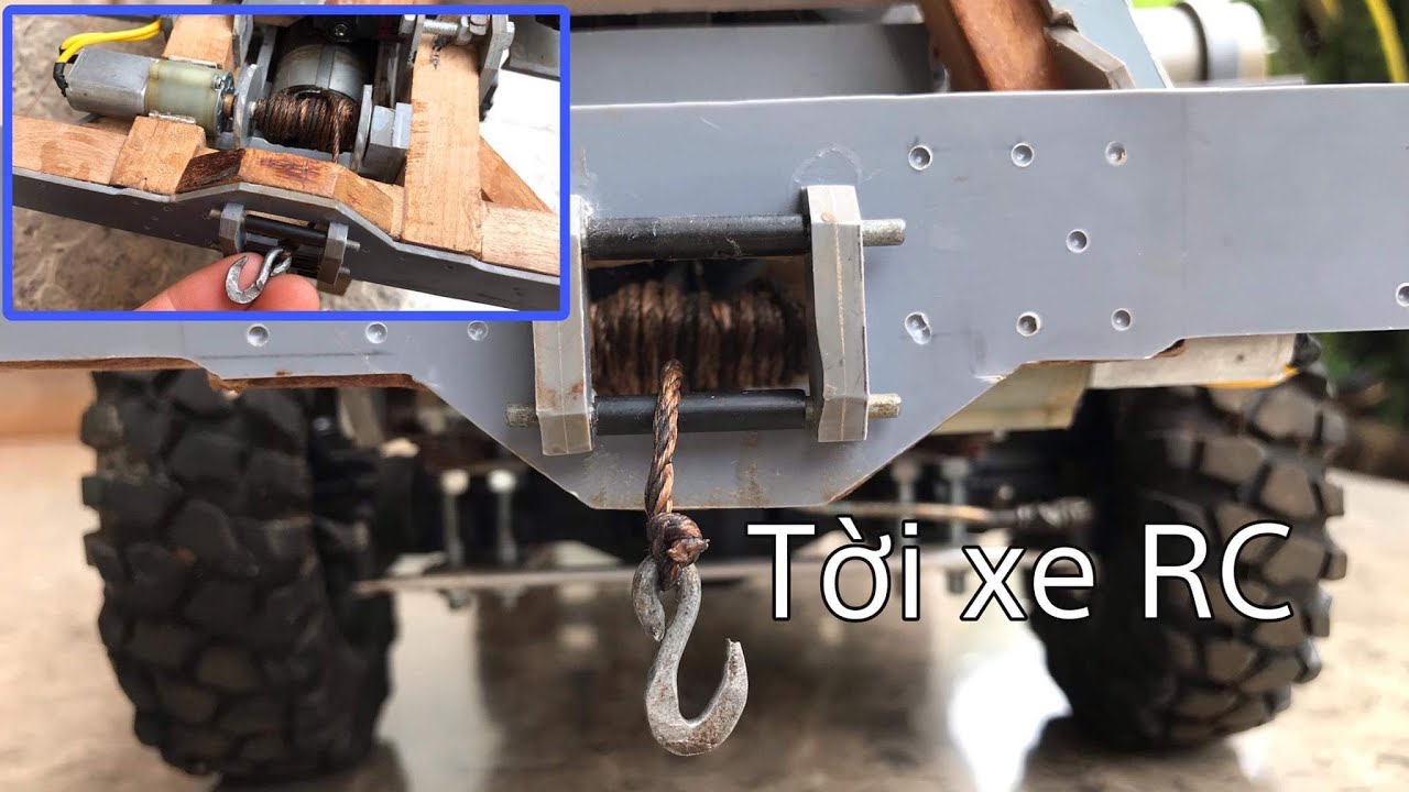 Rc truck- Cách làm bộ tời khoẻ cho xe tải RC - YouTube